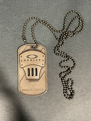 Oakley Employee Dog Tag Serial #0004619 | eBay