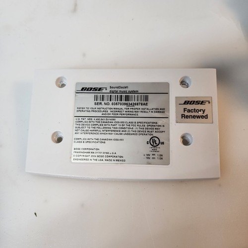 Bose SoundDock Replacement Bottom Plate With Screws | eBay