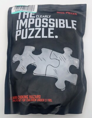 The Clearly Impossible Puzzle 1000 Pieces Transparent Difficult Made in ...