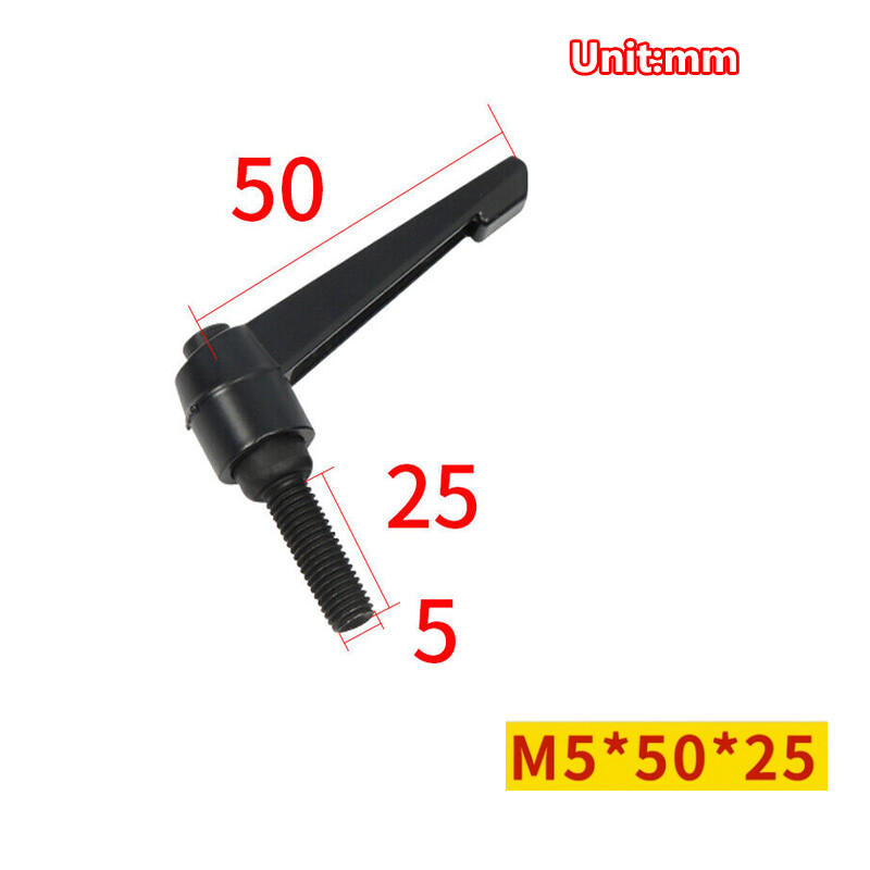 M8 M10 M12 Clamping Knob Lever Adjustable Machinery Handle Locking ...