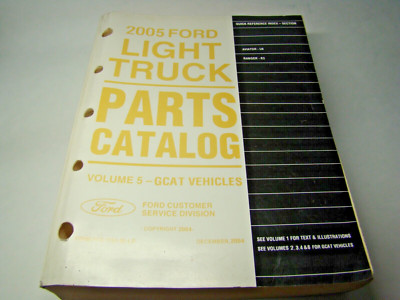 2005 Ford Light Truck Parts Catalog Vol 5 GCAT Aviator, Ranger | eBay