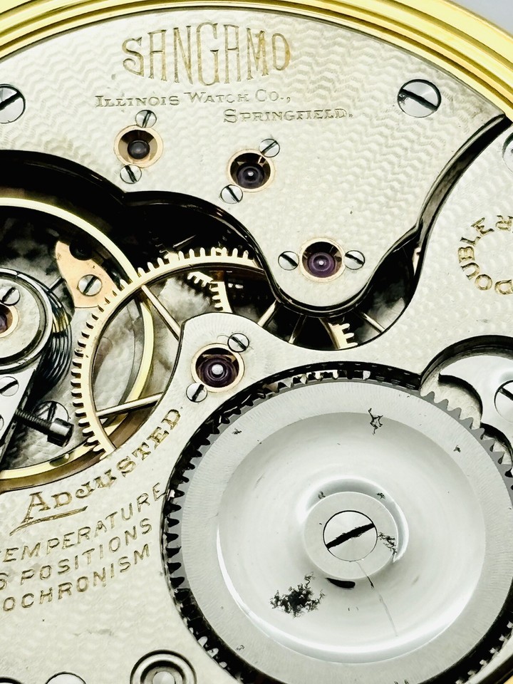 1909 Illinois Sangamo SN2135260 16S 23J Railroad Mainliner Pocket Watch ...