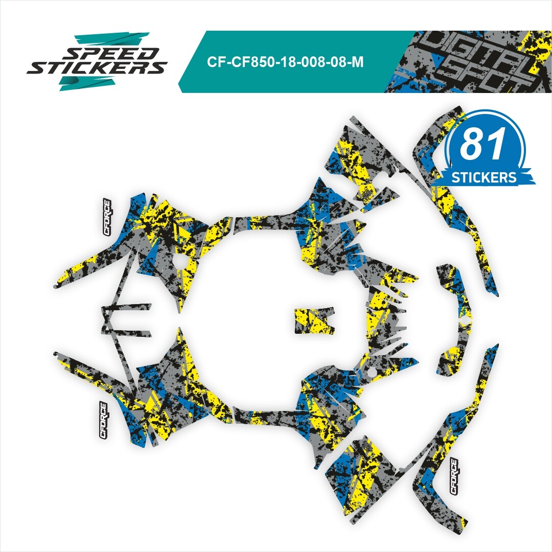 CFMOTO CFORCE wrap graphics kit with amazing decals (stickers) +gift | eBay