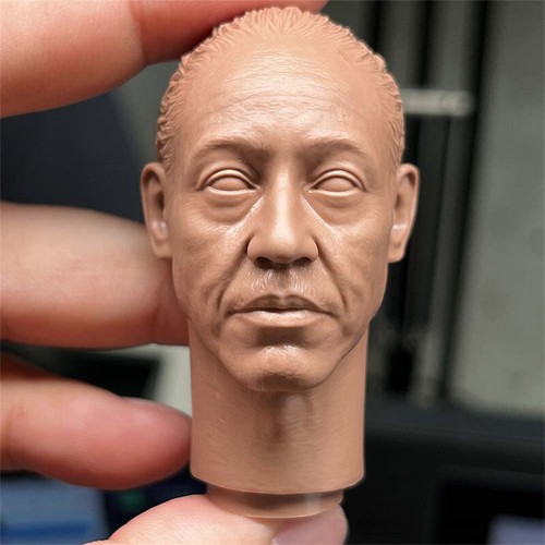 Blank 1/6 Scale Star War Mandalorian Gideon Head Sculpt Unpainted Fit ...