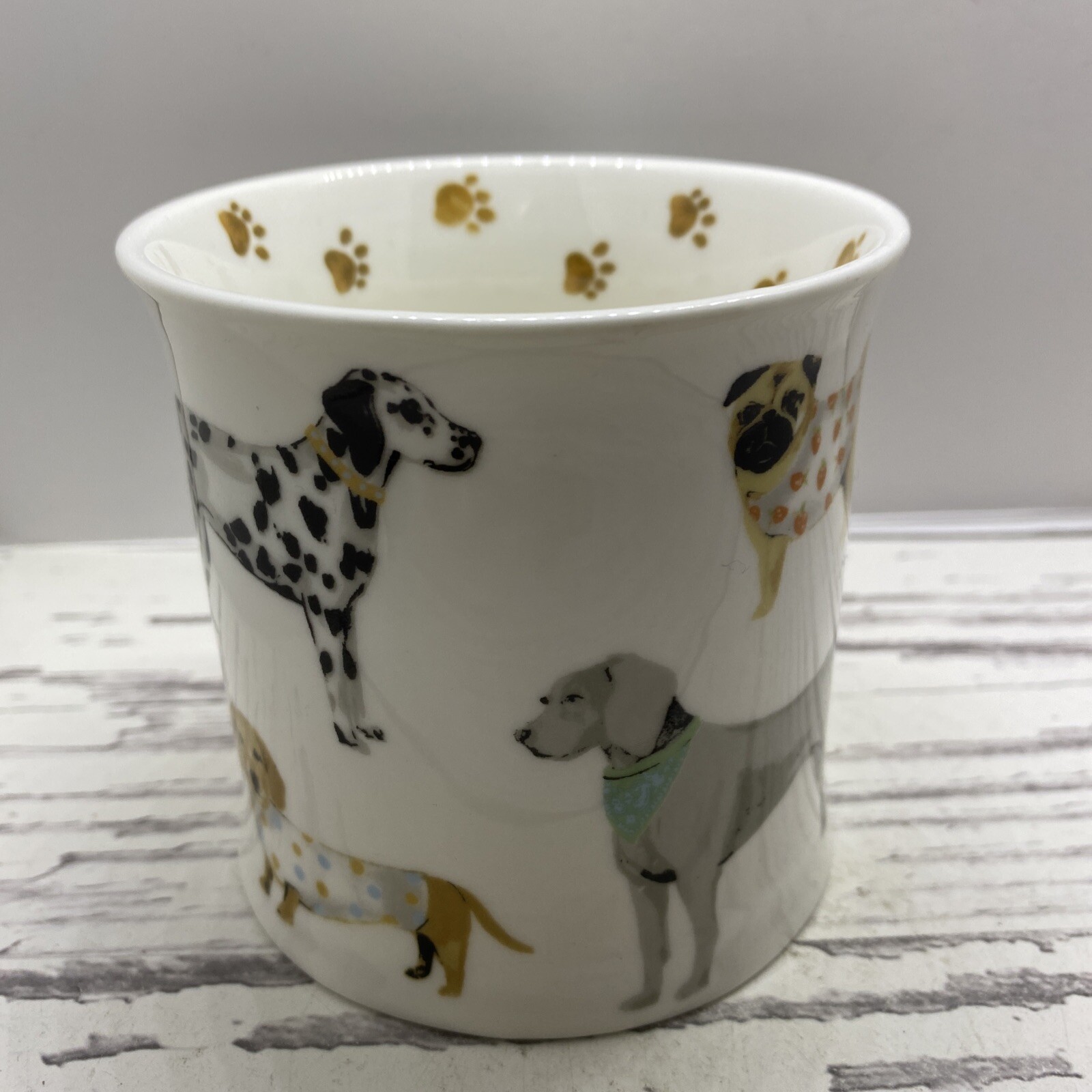 COOKSMART England DOG DOGS British Bone China 16oz Coffee Tea Mug Cup ...
