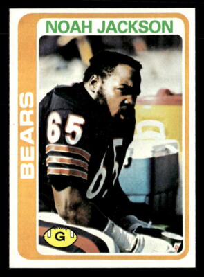 Noah Jackson 1978 Topps Card #437 Chicago Bears | eBay