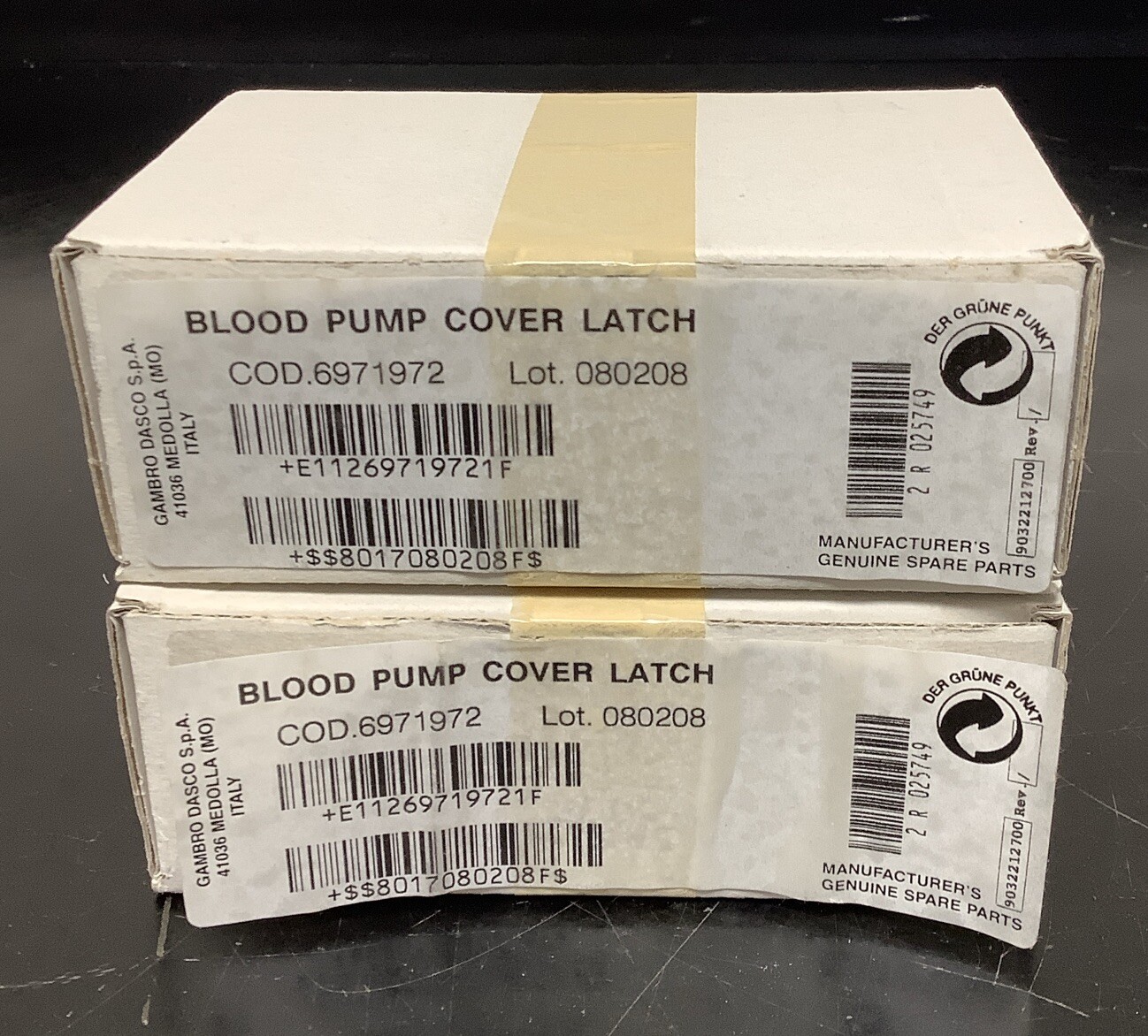 Lot Of 2 Gambro Dasco Blood Pump Cover Latch 6971972 | eBay