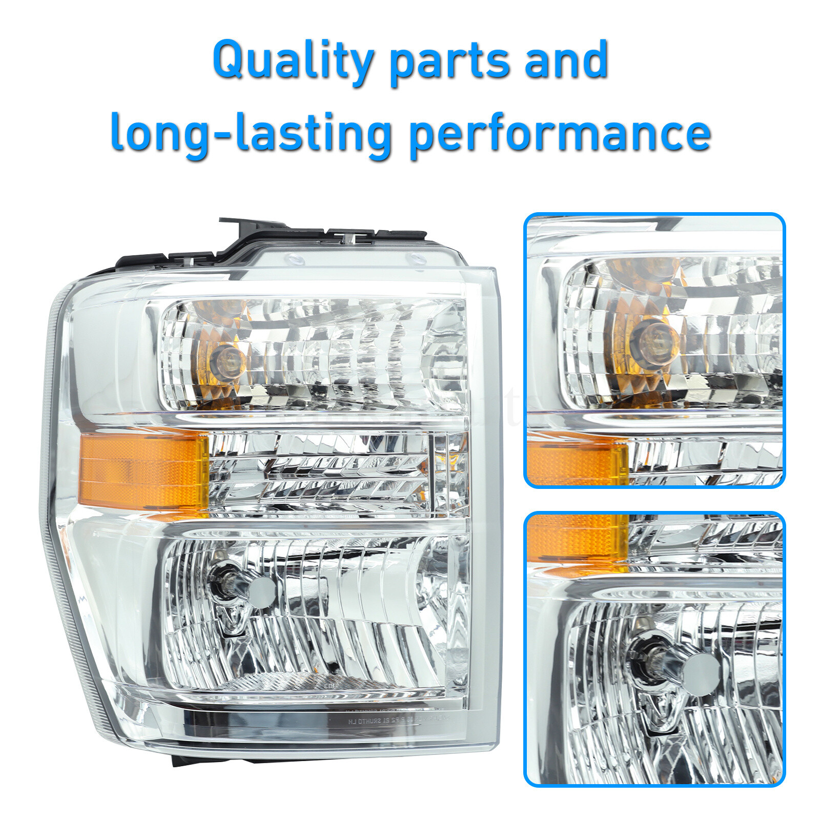For 2008-2014 Ford E-Series Right Headlights Econoline Van E150 E250 ...