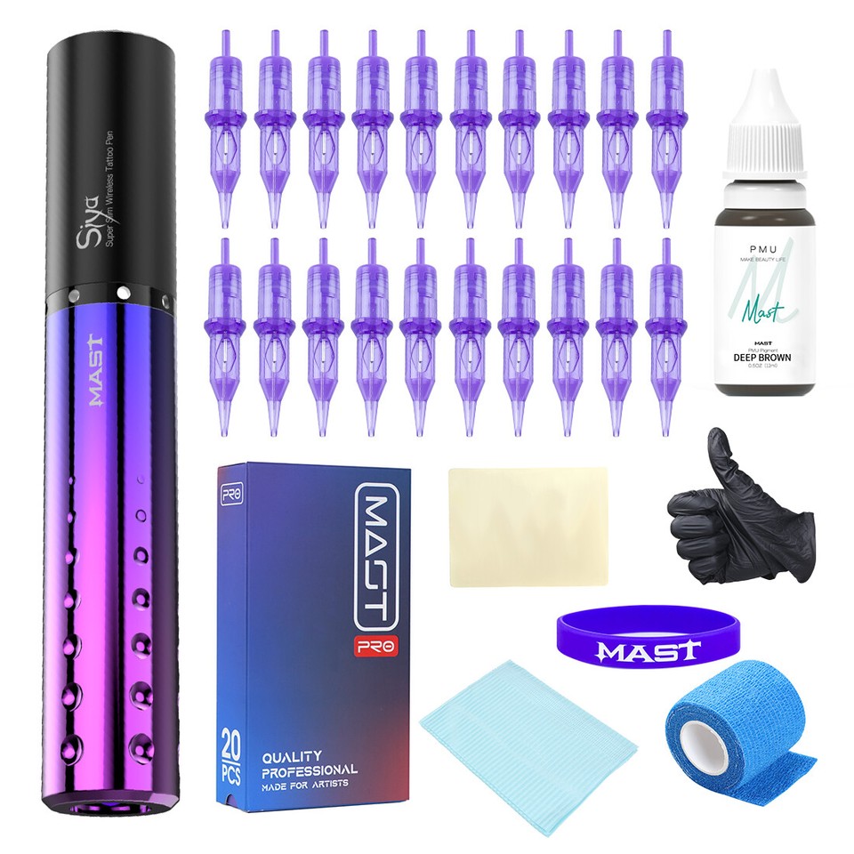 Mast Tour Siya Wireless Tattoo Machine Rotary Permanent Makeup Pen ...