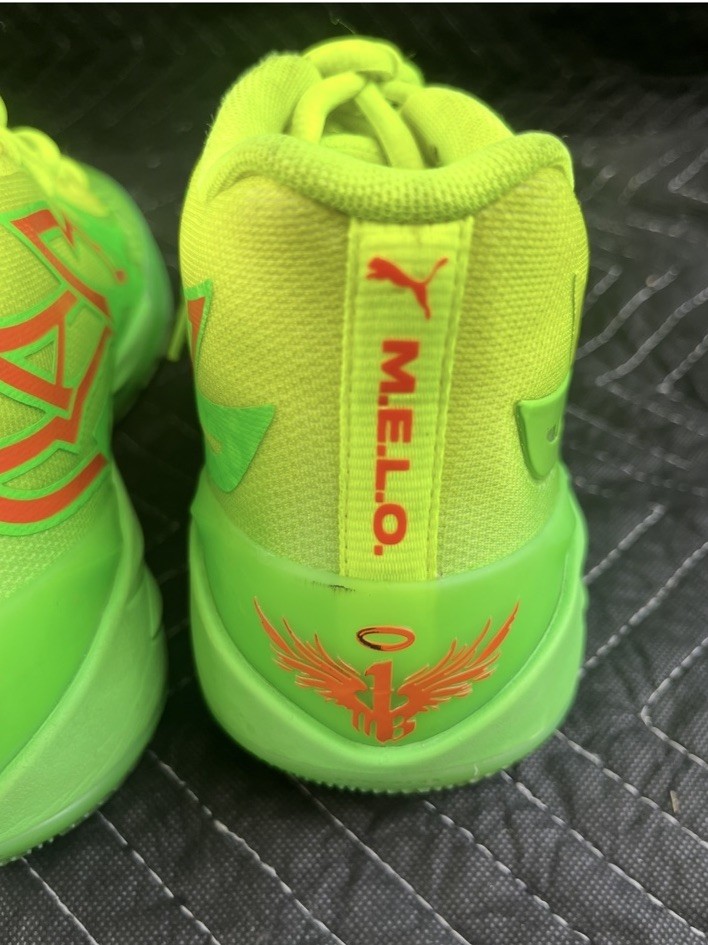 PUMA x MB.02 Melo Nickelodeon Slime Fluro Green Men's Basketball Shoes ...