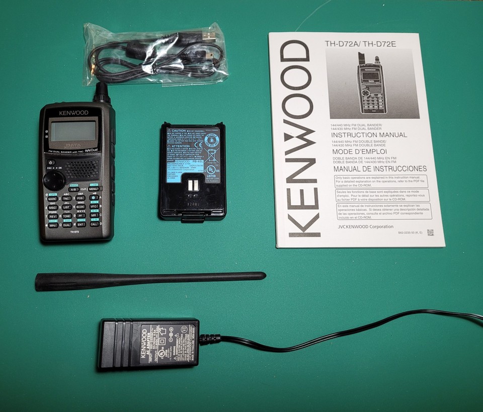 Kenwood TH-D72A FM Dual-Band 144/440 MHz TNC/APRS/GPS Handheld ...