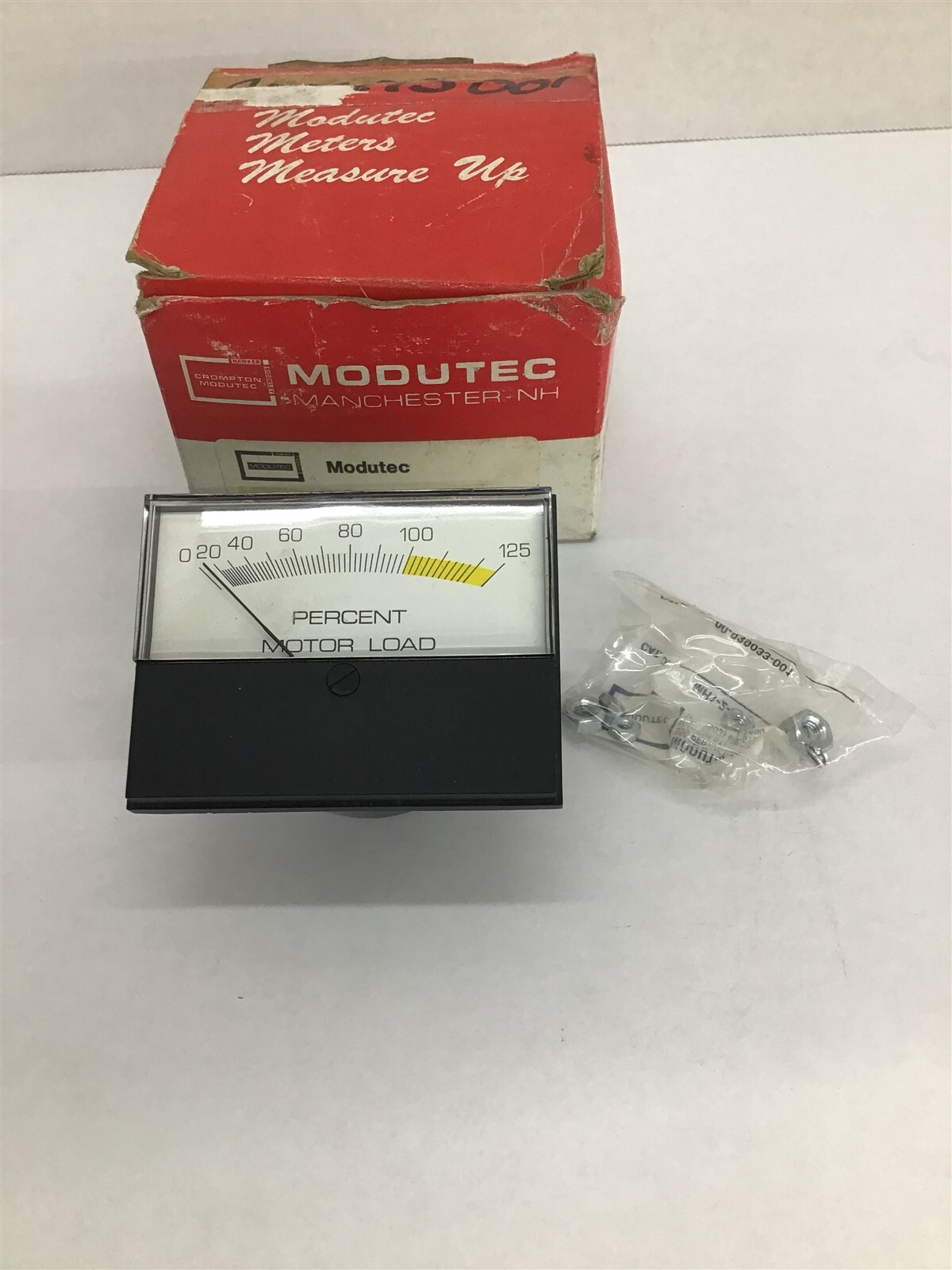 Modutec YF24 Panel Meter 0-125 Percent Motor Load | eBay