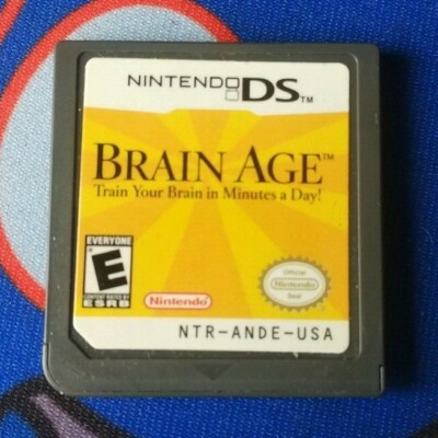 BRAIN AGE: TRAIN YOUR BRAIN IN MINUTES A DAY NINTENDO DS GAME 3DS 2DS ...