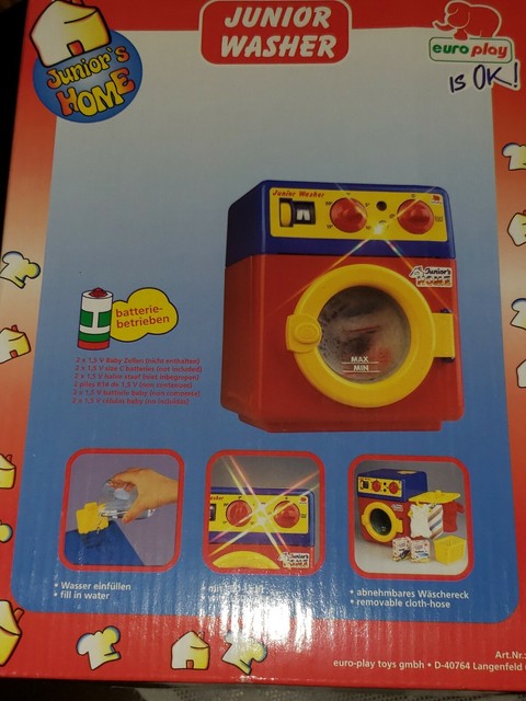 Vintage Tide Junior Washing Machine Europlay Germany Realistic Toy ...