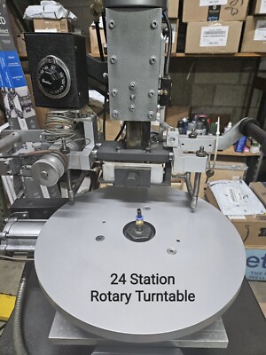 ROTARY INDEXING TABLE HOT STAMPING PRESS, 24 STATIONS, AUTOMATIC ...