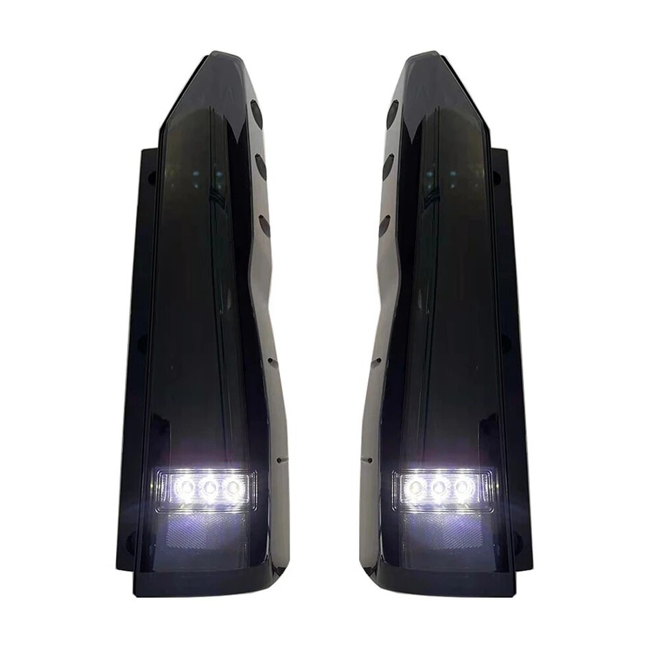 For Toyota Hiace 2020 2021 2022 LED Tail Lights Smoked Lights Start-up ...