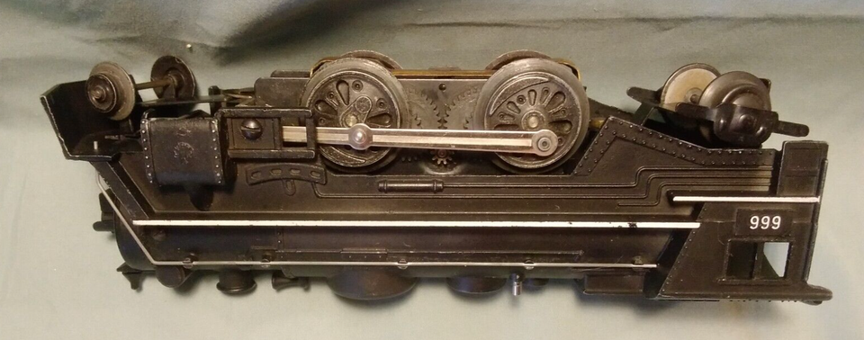 MARX #666 O Gauge, Engine Locomotive & New York Central car, Black 1950 ...