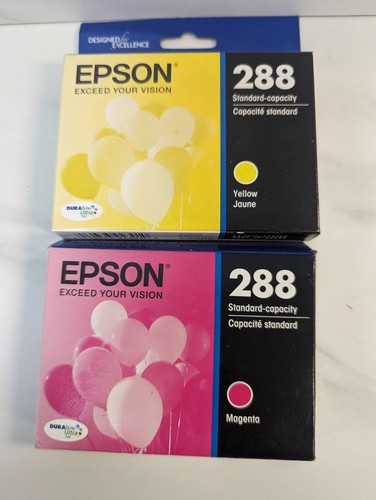 Epson 288 Standard Yellow And Magenta Replacement Ink | eBay