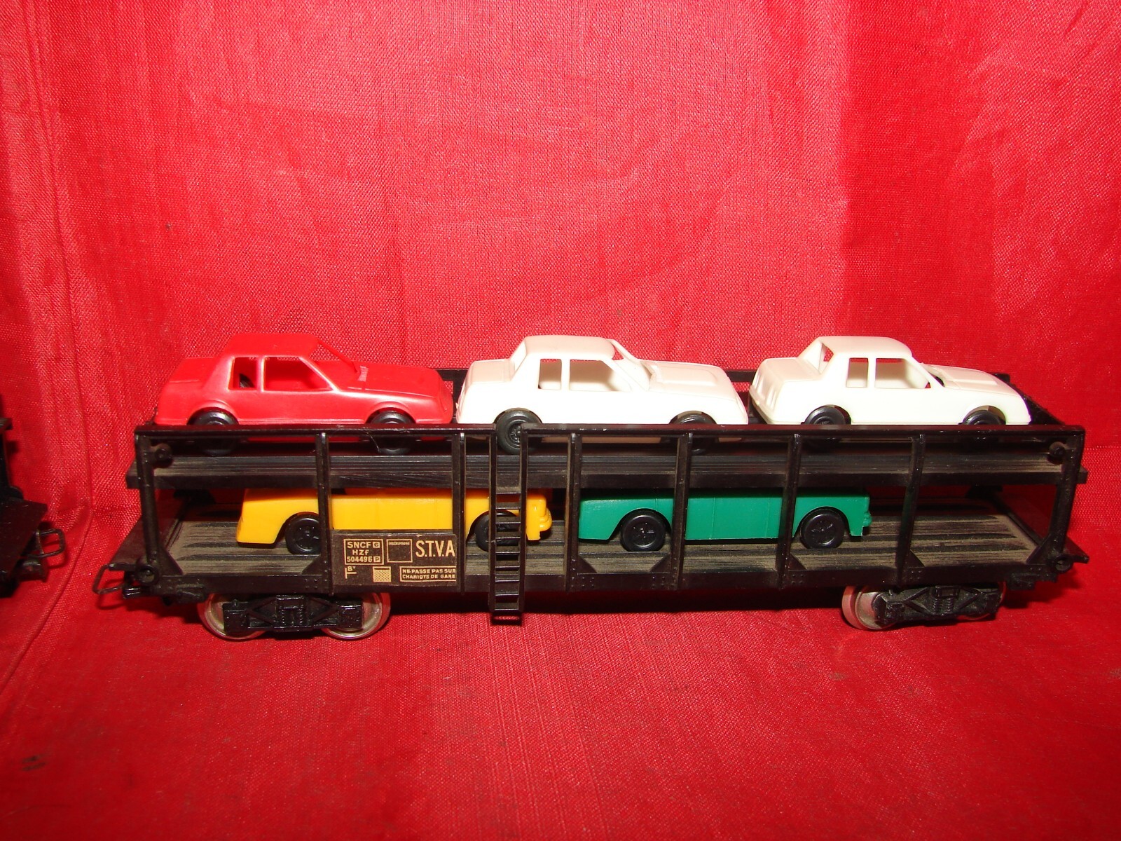 JOUEF HO 2 WAGONS STVA TRANSPORT 10 VOITURES TRAIN ELECTRIQUE 654 | eBay