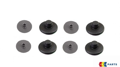 NEW GENUINE AUDI FLOOR MAT FASTENER CLIPS CARPET BRACKET COVERS 4+4 PCS ...