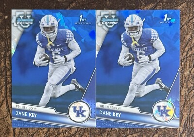 (2) Dane Key - 2023 Bowman U Chrome #80 1st Bowman Sapphire Refractor 🔥 ...