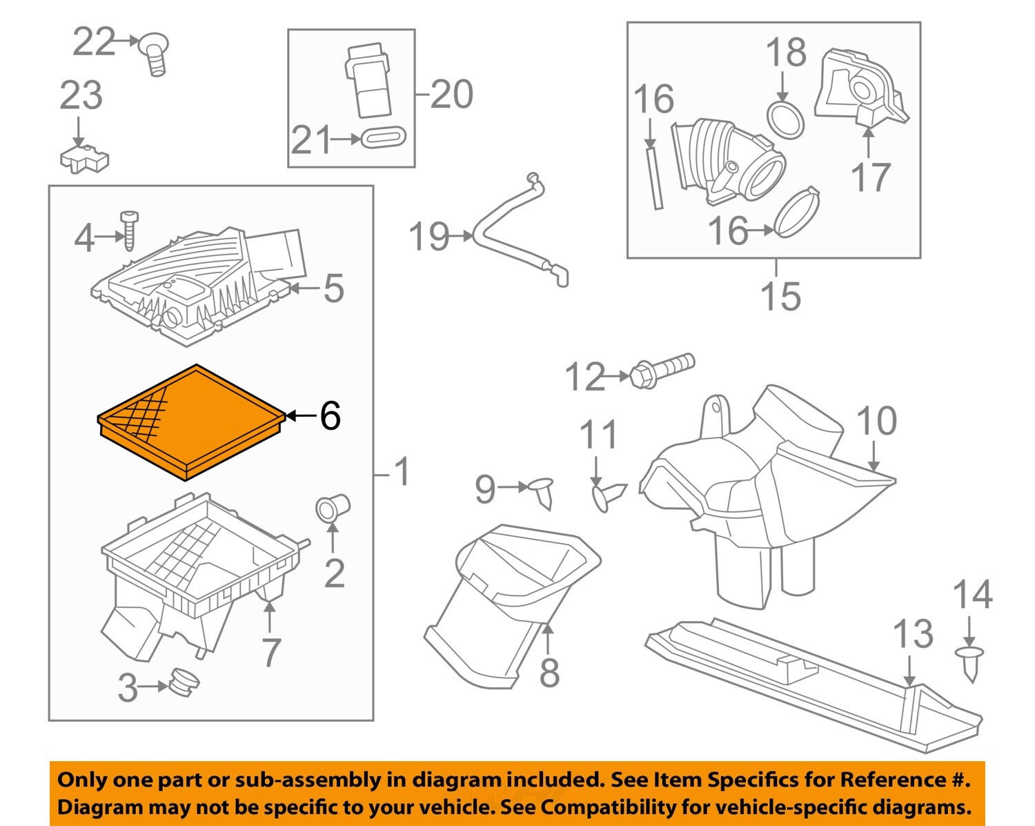 GM OEM Engine-Air Filter 55560894 | eBay