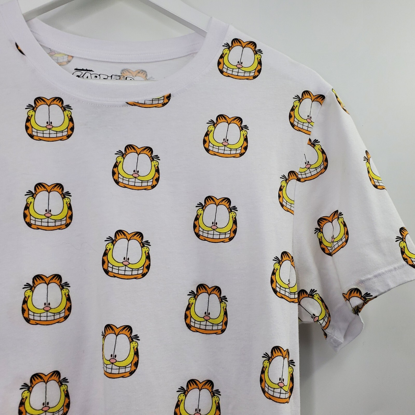 Nickelodeon Garfield Cartoon Faces All Over Print Gra… - Gem