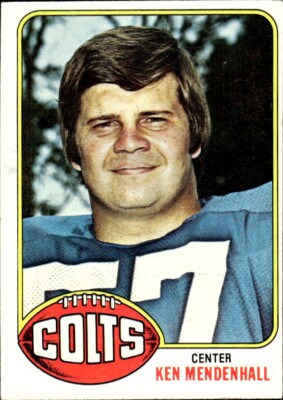 1976 Topps Ken Mendenhall Baltimore Colts #482 | eBay