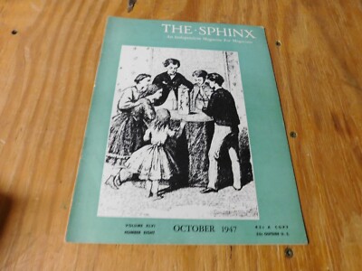 The Sphinx Magic Magicians Magazine October 1947 Loring Campbell | eBay
