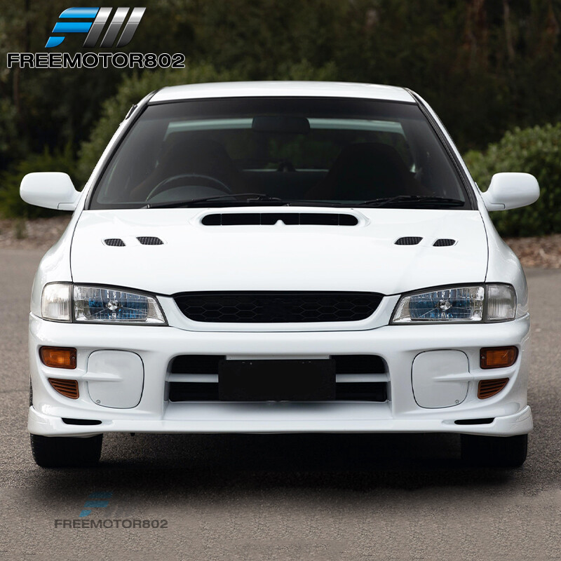 Fit 97-01 Subaru Impreza GC8 WRX STI Style PU Front Bumper Lip Spoiler ...