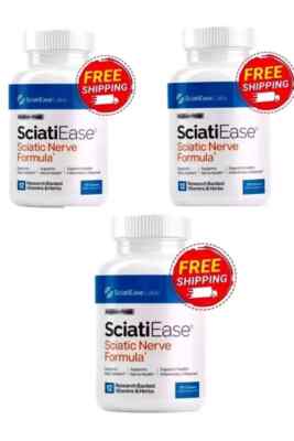 SciatiEase Labs Sciati Ease Sciatic Nerve Formula 120 Capsules - New ...