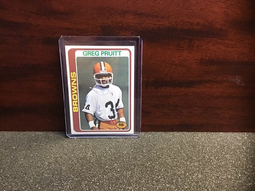 1978 TOPPS GREG PRUITT CLEVELAND BROWNS #245 🏈 | eBay