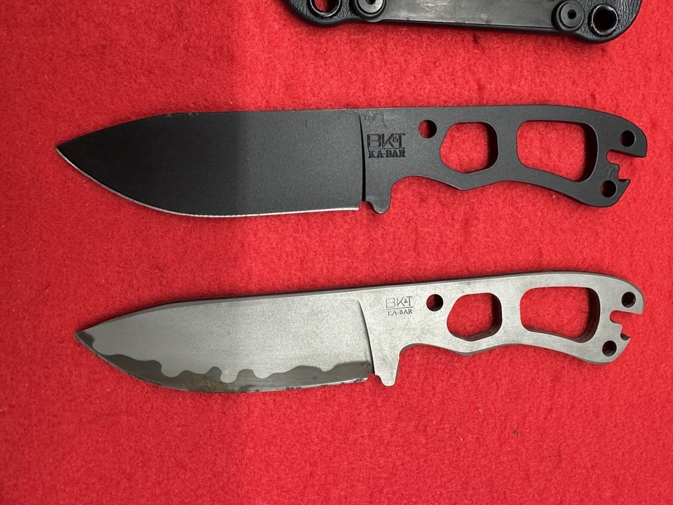 Ka-Bar KaBar Knives BK-11 Neck Knife BK&T Black EDC Fixed Blade With ...