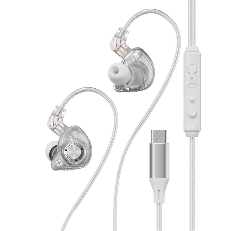 Detachable USB C Earbuds with Noise Isolation and Volume Control for ...