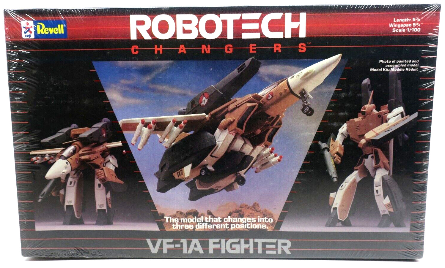 Revell Robotech Changers 1/100 VF-1A Fighter Model Kit 1409