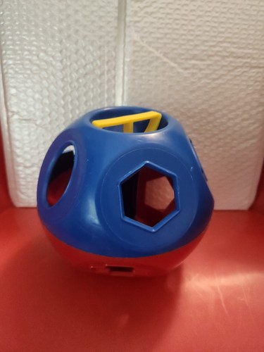 TUPPERWARE Shape-O-Ball Kids Sorter Toy Complete 10 Red Blue Puzzle ...