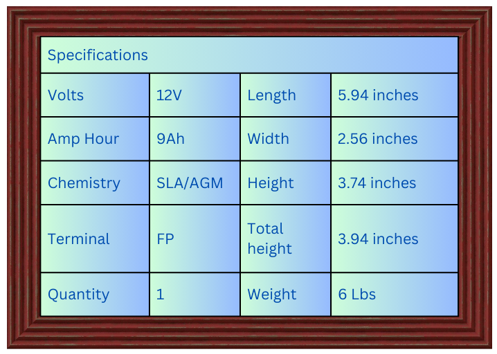 12V 9Ah SLA battery for Stanley Fatmax 700 with Compressor Jump starter ...