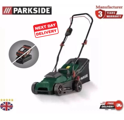 Parkside 20V Cordless 32L Lawn Mower - Brand New Original Packing | eBay UK