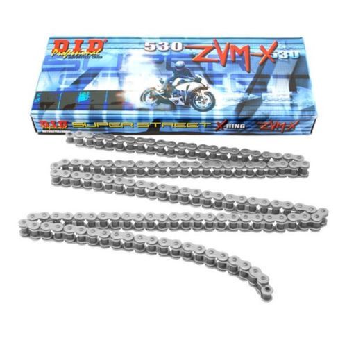 DID 520 ZVM-X Nickel X-Ring Chain D.I.D 520 ZVMX 120 links 520zvmx ...