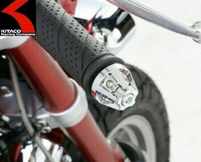 NEW! Kitaco #506-1300290 CHROME UNION BAR-END CAP fits Honda Monkey 125 ...