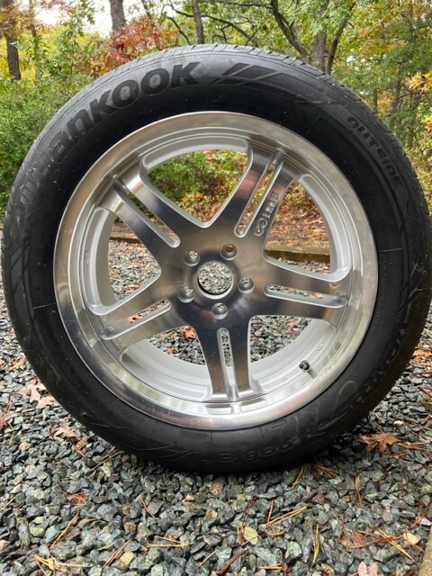 Enkei M5 Silver Mach Aluminum Wheel - 20" x 8.5", +45, 5" x 114.3", 72 ...