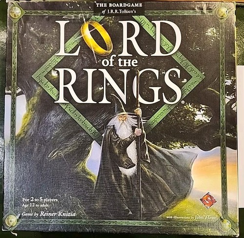 Lord of the Rings Board Game J.R.R. Tolkien's Fantasy Flight Board Game ...