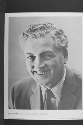 Bernard Geis - Print by International Portrait Gallery - Vintage L1111D ...