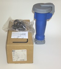 Hubbell 460C9W 60 Amp 250 Volt 3 Phase Pin & Sleeve Connector - Blue ...