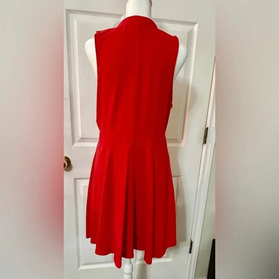 Express Women's Red Dress A-line Size Lg | eBay