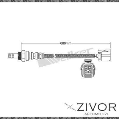 Post Cat. Oxygen Sensor For Subaru Liberty /Outback BM/BR (B14) 2.0 ...