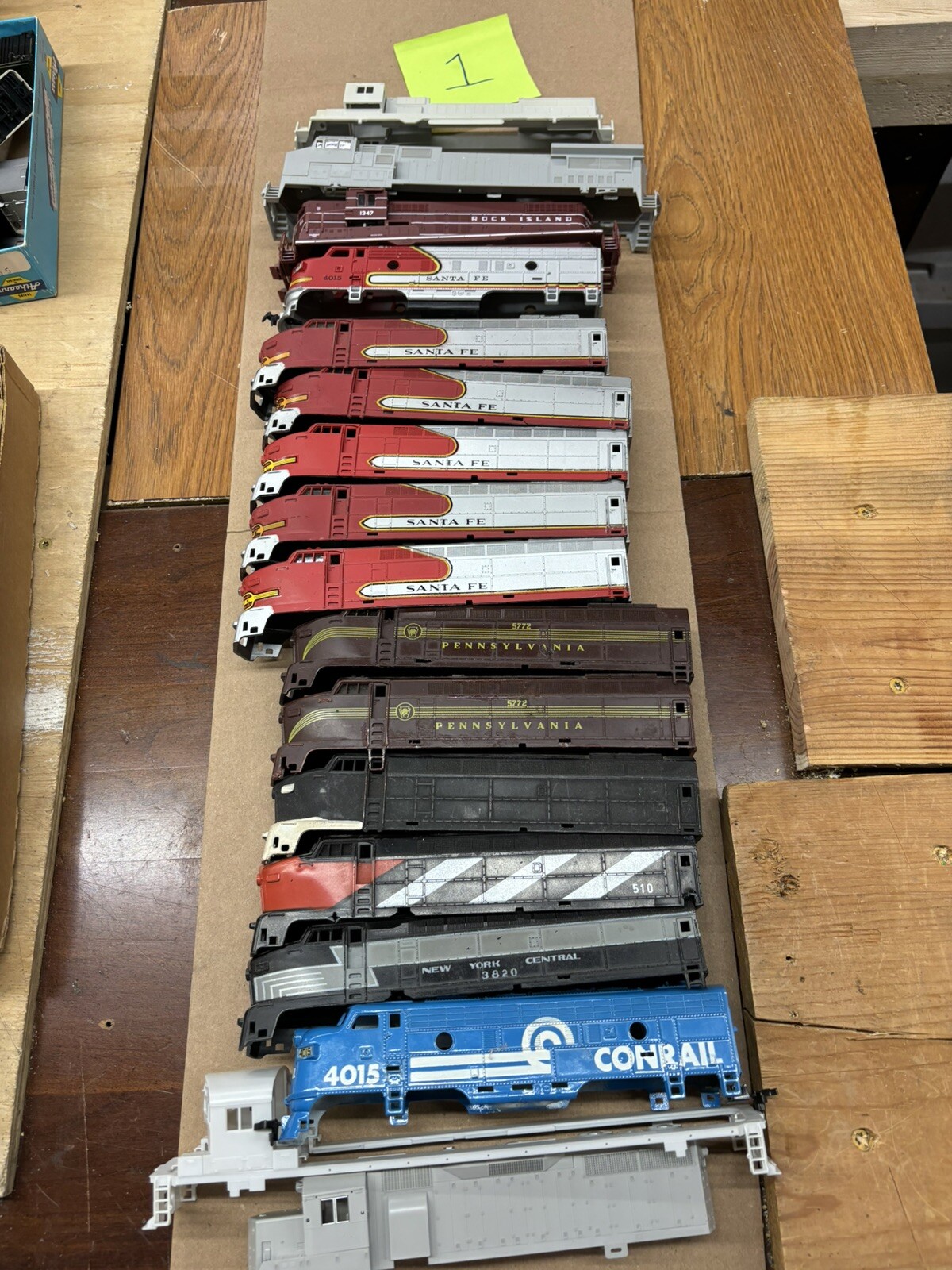 LOT 1, HO model train shell's | eBay