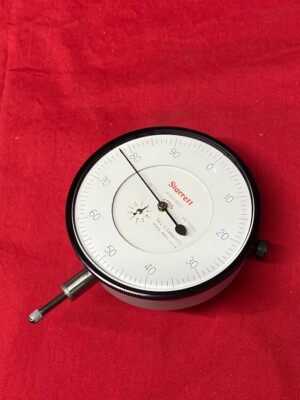 Starrett 656-441/5J Dial Indicator 0-.500" Range, Dial Reading 0-100 ...