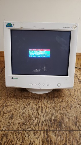 Gateway VX720 Diamondtron NF CRT Flatscreen 17" 1600x1200 75hz Computer ...