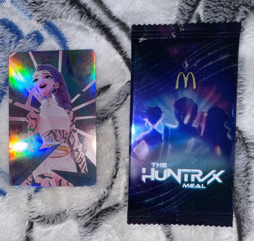 McDonalds KPOP DEMON HUNTERS Huntrix Meal RUMI Card Holo Triple Star ...
